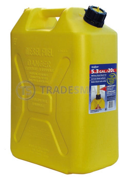 Sceptre Fuel Can 20 Litre Yellow | Tradesmart